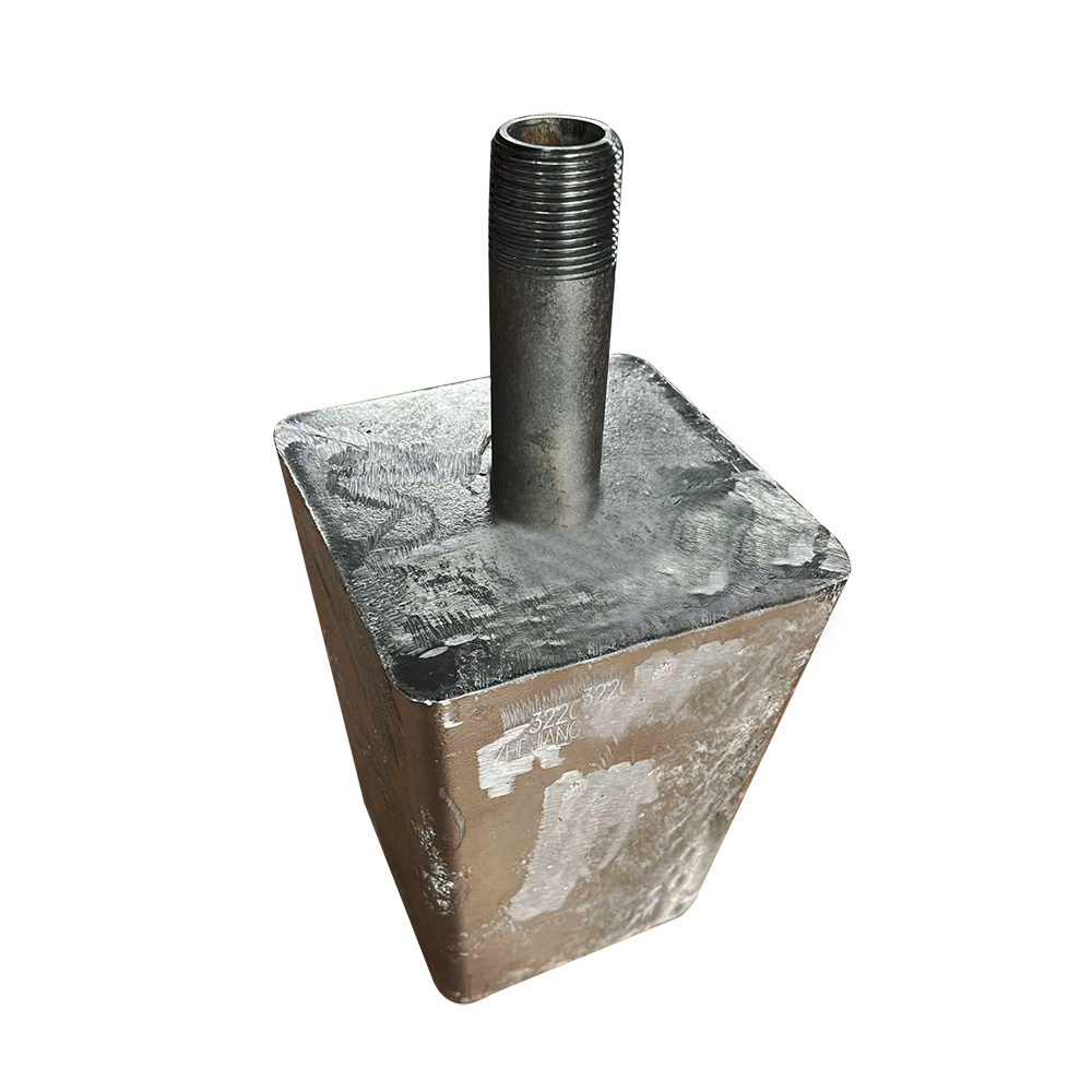 Square High Temperature Zinc Anode - Jennings Anodes