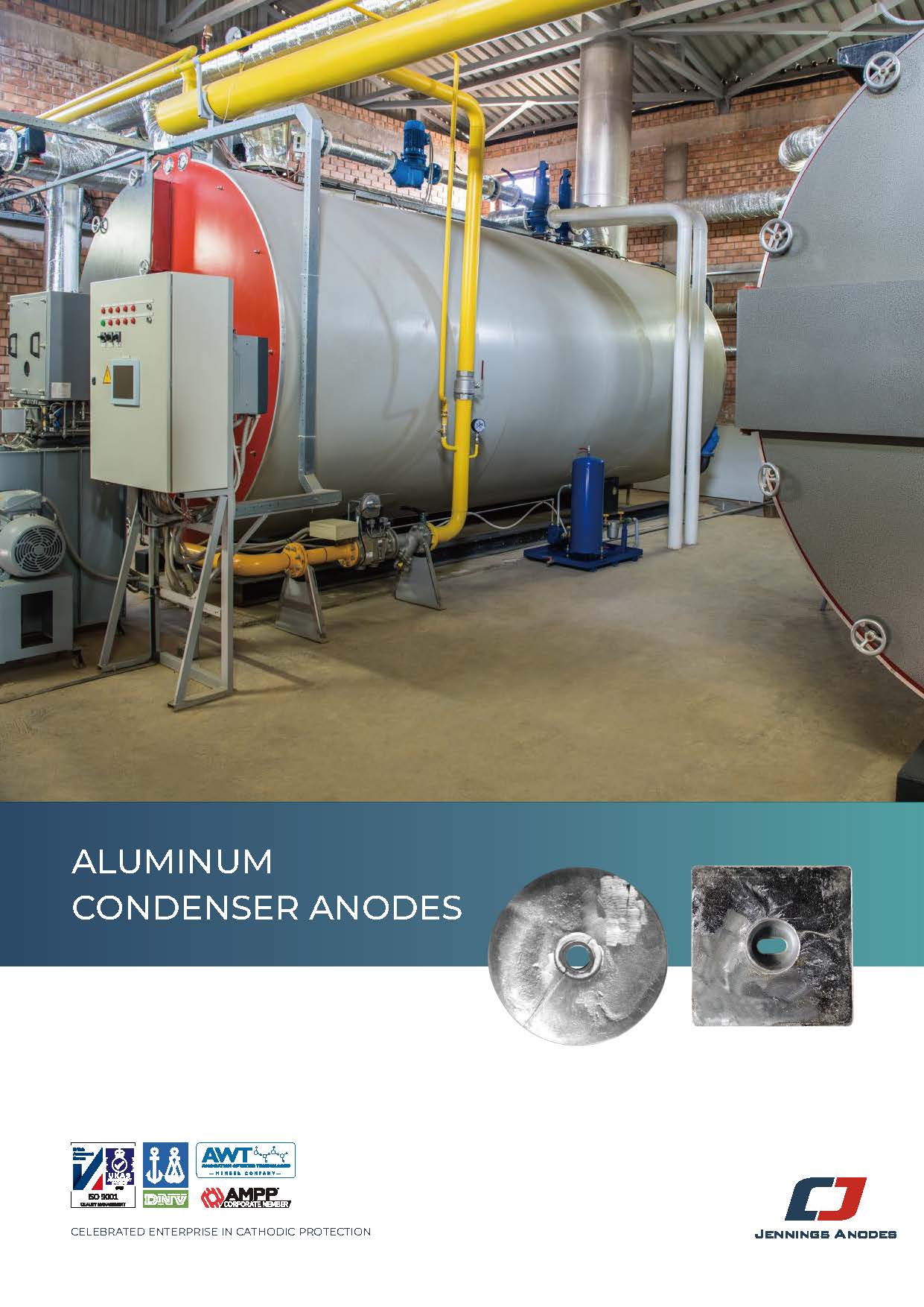 Round Aluminium Condenser Anode - Jennings Anodes